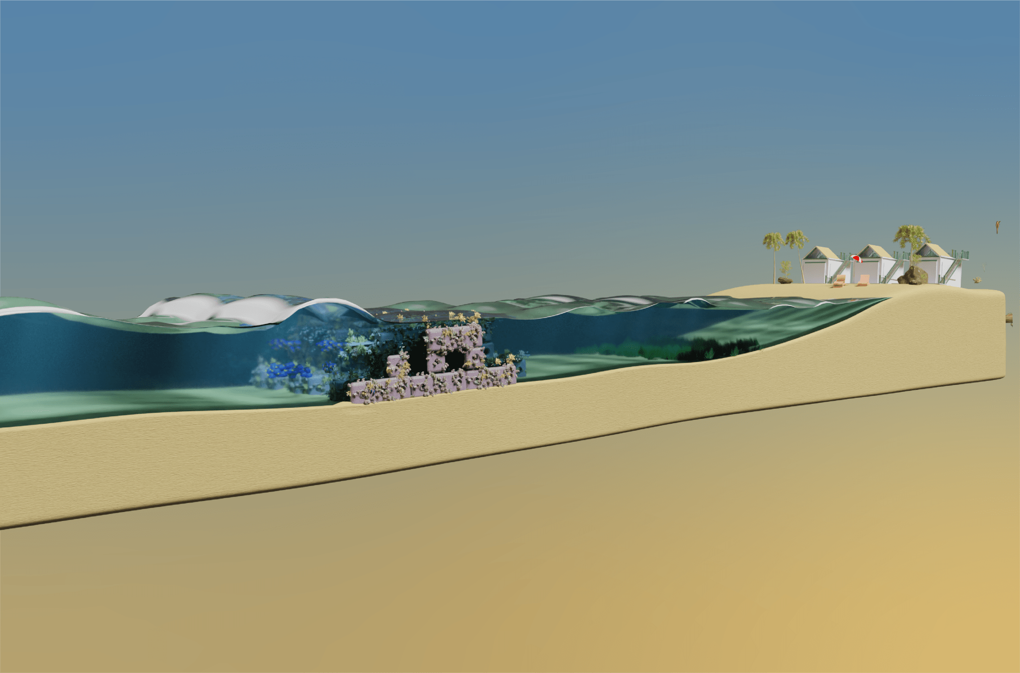 Beach render – Reefy